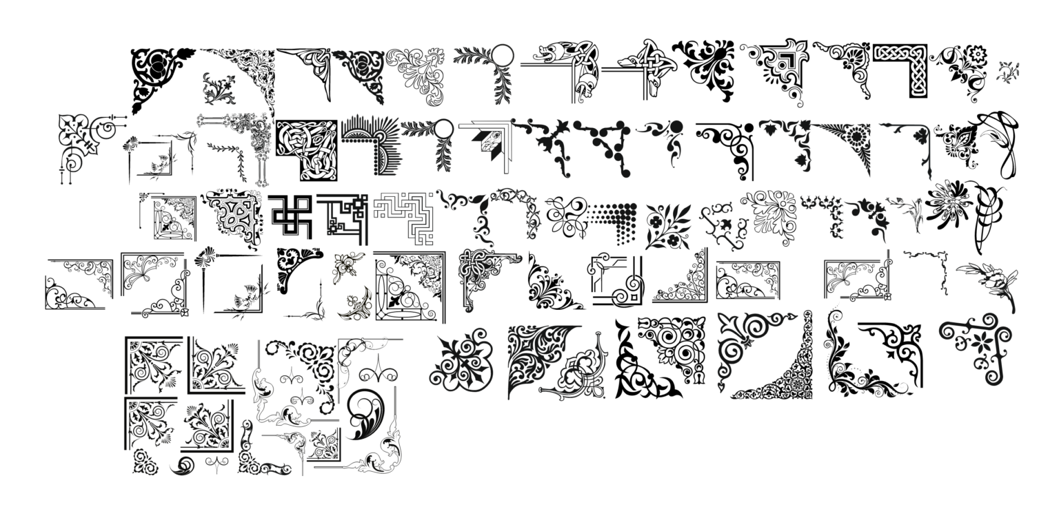 50 + Coreldraw corner Cdr File - Graphicspoint | Best Digital Marketing ...